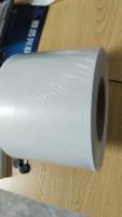 China Embossed Surface White Blue Water Soluble Plastic Film 25 Microns For Blocks for sale