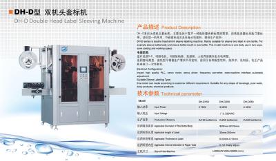China 50-150BPM PET Double Head Label Sleeving Machine for sale