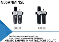 China Air Filter Regulator Lubricator Pneumatic Two Units  FRL Automation CNC Machine Air compressor Parts for sale