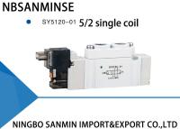China SY5000 Mini Pneumatic Solenoid Valve 220VAC  Dustproof 5 / 2 5 / 3 Position for sale