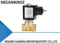 China Professional P2 Small Brass Solenoid Valve 3 / 8 