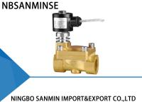 China CO2 Liquid Steam Brass Solenoid Valve Normally Closed High / Low Temperature for sale
