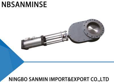 China Pneumatic Wear-proof Double Disc Valve For Pebble Coal for sale