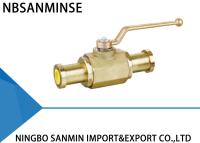 China KHB KHM Shut Off Hydraulic Ball Valve Carbon Steel 16mm 20mm 25mm Diameter With SAE Flange for sale
