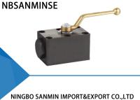 China KHP Series Plate Type Lockable Hydraulic Ball Valve Hydraulic Sanmin Corrosion Resistant for sale
