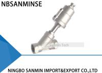 China JDF100 2  Way Stainless Steel Pneumatic Angle Seat Valve Actuator Piston Control Valve For Air Oil Gas for sale