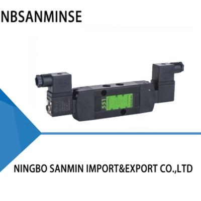 China Double Coil  Pneumatic Solenoid Control Valve Spool Valve Spacer Type NBR PUR Seal  IP65 for sale