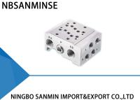China Pneumatic Solenoid Valve Parts Manifold Base SMC AirTAC CKD Koganei Type for sale