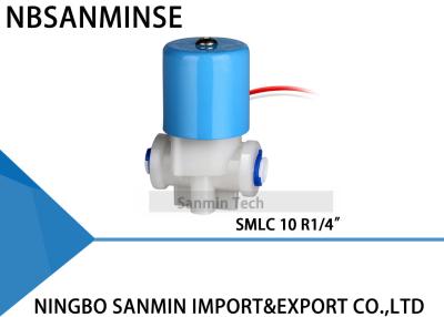 China Plastic Brass Solenoid Valve Normally Closed Direct Acting R 1/4