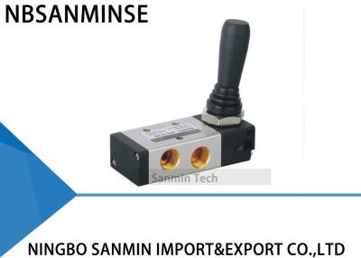 China 4H Series Pneumatic Solenoid Valve Two Position / Three Position Five Way Hand Pull for sale