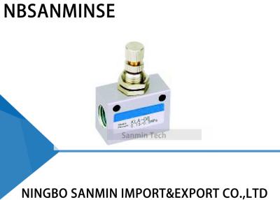 China Aluminum Alloy Pneumatic Mechanical Valve with G Thread Flow Rate Control for Air 0.05 ~ 0.95 MPa -5 ~ 60 ℃ for sale