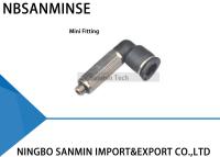 China PLL - C Compact One Touch Fitting Mini Fittings Extended Male Elbow Connect Fitting Pneumatic Parts Sanmin for sale