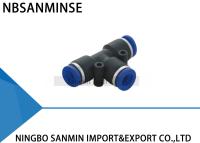 China PGT Reducer Connecting Plastic Pneumatic Push In Plastic Reducer Fitting Tube Sanmin for sale
