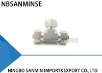 China UT Union Tee Stainless Steel SS316L Pneumatic Tube Fittings Plumbing Fitting High Quality Sanmin for sale