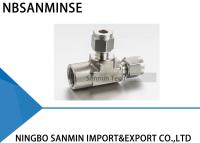China FRT Female Run Tee 316L stainless steel air hose fittings High Quality Sanmin for sale
