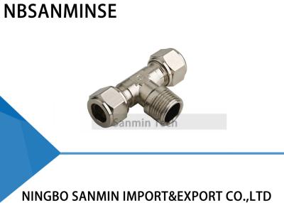 China Standard BSPT ( R ) Thread Pneumatic Parts Tube Fittings Air Fitting Sanmin for sale