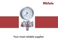 China SMPD Sanitary Liquid Pressure Gauge Diaphragm Seal Pressure Gauge Double Laser Welding for sale