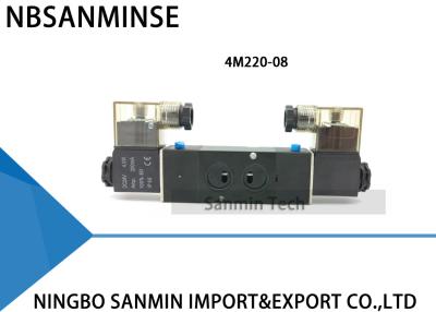 China NBSANMINSE 4M Manifold Type Pneumatic Solenoid Valve Single / Double Coil Pneumatic Valve for sale