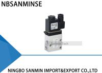 China 1/4 1/2 Air Control Valve Solenoid Valve DC24V AC220V Electro Valve NBSANMINSE 802 / 263 Series for sale
