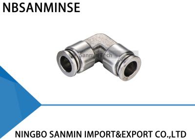 China SS316L Stainless Steel Pneumatic Air Fittings Pneumatic Tube Union Elbow Fitting for sale