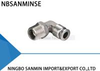 China Pneumatic Air Fittings Male Elbow NBSANMINSE SSPL M5 M6 1/8 1/4 3/8 1/2 SS316L Air Components for sale