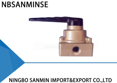 China 1/8 1/4 3/8 Drawing Pneumatic Mechanical Valve Hand Switching NBSANMINSE HV200-02 HV300-03 HV400-04 for sale