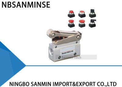 China NBSANMINSE MOV 1/8 G Thread Series Mechanical Valve Pneumatic Hand Control Air Valve for sale