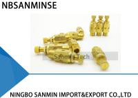 China NBSANMINSE C Type Pneumatic Air Fittings Muffler Throttle Valve Pneumatic Brass Silencer for sale