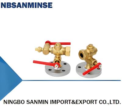 China 3 4 1.6Mpa Seal Test Pressure Brass PTFE Forged Steel Flange Type Liquid Level Gauge For Performance for sale