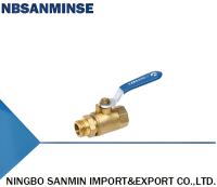 China Brass Copper Inner And Outer Wire Ball Valve With High Pressure Resistance for sale