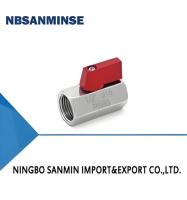 China 1/4inch Mini Ball Pneumatic Solenoid Control Valve F/F PN64 for sale