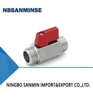 China Mini Ball 1inch Pneumatic Cylinder Solenoid Valve M/M for sale