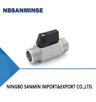 China Mini Ball 1inch Pneumatic Cylinder Solenoid Valve M/M for sale