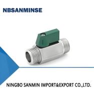 China Mini Ball 1inch Pneumatic Cylinder Solenoid Valve M/M for sale