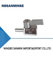 China Mini Ball M/F Micro Pneumatic Solenoid Valve 1/4'' for sale
