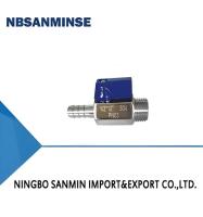 China Ball Valve 1/8'' 1/4'' 3/8'' 1/2'' 3/4'' Inch Mini Pneumatic Air Valve M/M ss304 ss316 for sale