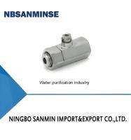 China Shaped Mini Ball Pneumatic Control Solenoid Valves for sale