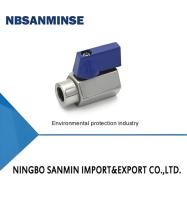 China Mini Ball High Pressure Pneumatic Solenoid Valve 1000PSI / PN63 for sale