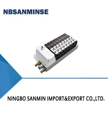 China Multi-pin plug connection + manifold block  Valve group for sale