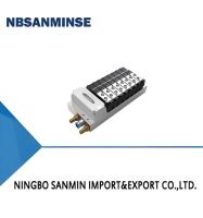 China Multi-pin plug connection + manifold block  Valve group for sale