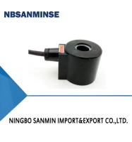 China 16431 Lead Type Solenoid Valve Coil DC 18 Watt Normal Power Black Color for sale