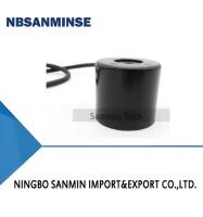 China 16431 Lead Type Solenoid Valve Coil DC 18 Watt Normal Power Black Color for sale