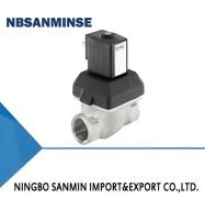 China Servo-assisted 2/2-way Diaphragm Valve with Steel Material and Brass Solenoid Valve for sale