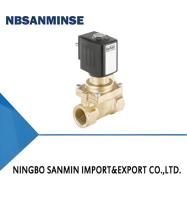 China Servo-assisted 2/2-way Brass Solenoid Valve with DN 10... DN 50 Orifice and 24 V/DC Operating Voltage for sale