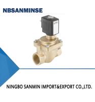 China Servo-assisted 2/2-way Brass Solenoid Valve with DN 10... DN 50 Orifice and 24 V/DC Operating Voltage for sale