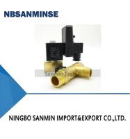 China SR-G-15 4Mpa G 1/2 High Pressure Solenoid For Electronic Drain Valves Air Compressor Valve Brass Solenoid Drainer NBSANMINSE for sale
