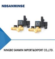 China NBSANMINSE Electronic Drain Valve G1/2 1.6 Mpa SR-B-15 Brass Solenoid Valve DC24V AC220V Air Compressor Drainer for sale