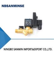 China NBSANMINSE Electronic Drain Valve G1/2 1.6 Mpa SR-B-15 Brass Solenoid Valve DC24V AC220V Air Compressor Drainer for sale