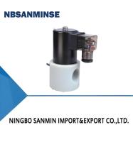 China PP/PPH/PVC/PTFE Electromagnetic Solenoid Valve for Ore and Metal Processing with 0 to 1 m Water Column and Max. +60℃ Ambient Temperature for sale