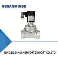 China 304 Stainless Steel Chemical Solenoid Valve with DC12V-AC380V Voltage and 5-50°C Working Temperature for sale
